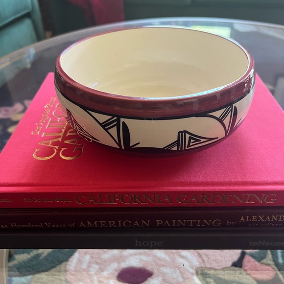 Art | Navajo Handmade Ute Pottery Bowl Donna Bancroft 16 Sw Native ...